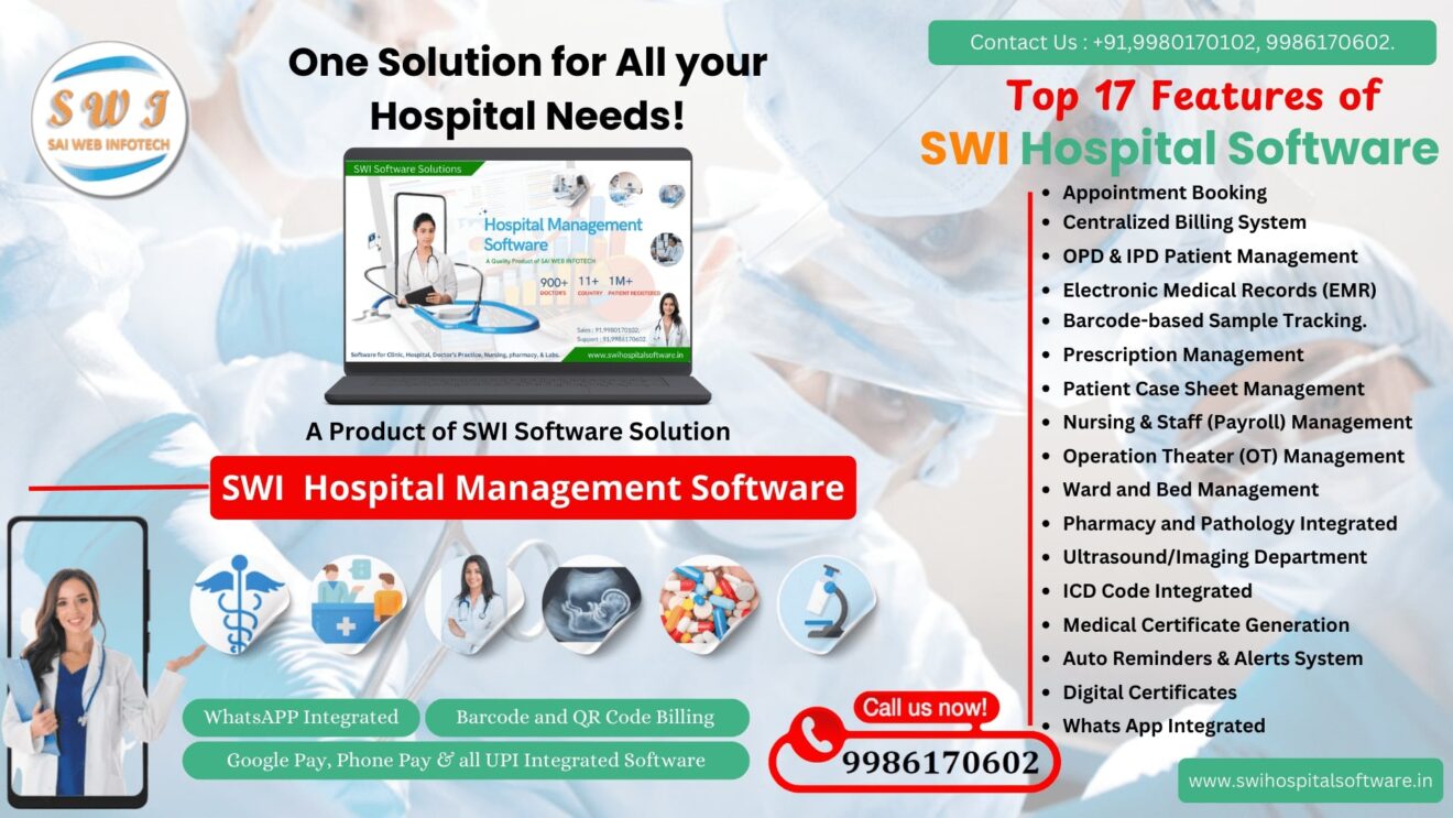 SWI HMS: Best Hospital Management System Software |HMIS|HIS